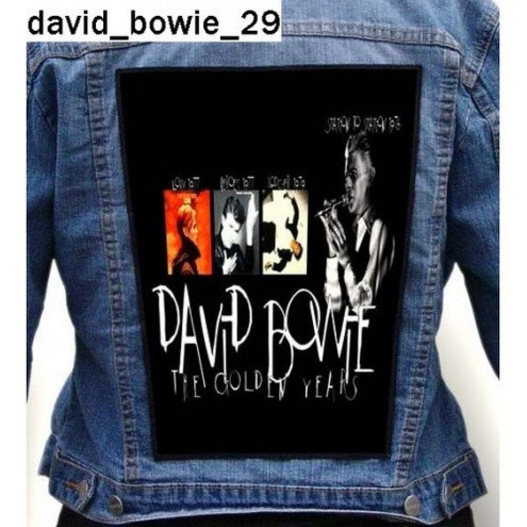 David Bowie 29 2 Backpatch Big Size Iron on Merrowed Edges Patch Applique Badge - Etsy