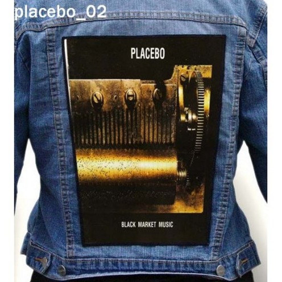 Placebo 02 2 Backpatch Big Size Iron on Merrowed Edges Patch Applique Badge - Etsy