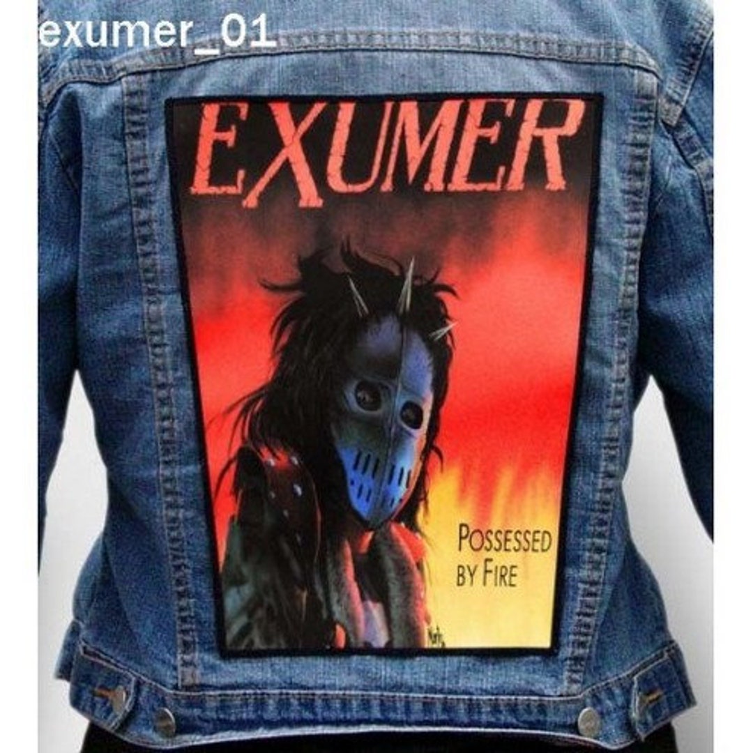 Exumer 01 2 Backpatch Big Size Iron on Merrowed Edges Patch Applique ...