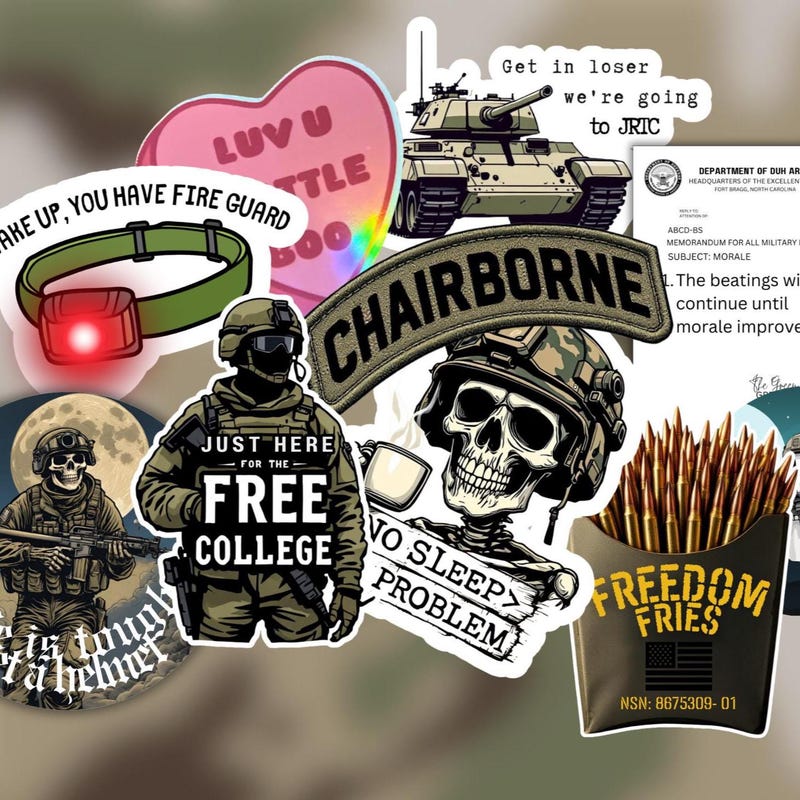 Military Sticker - Etsy