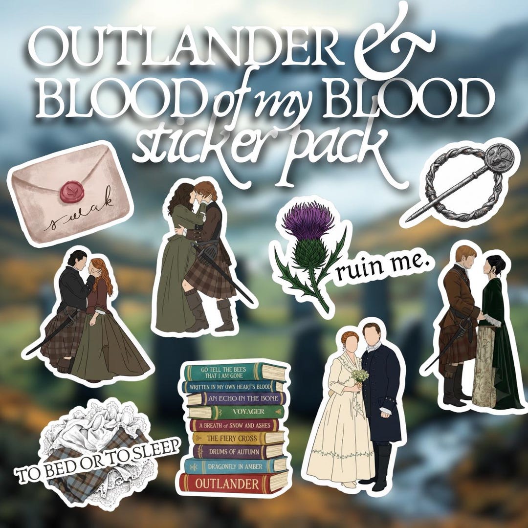 Outlander Blood of My Blood Vinyl Sticker Pack (2.5in 9 Pack) - Etsy