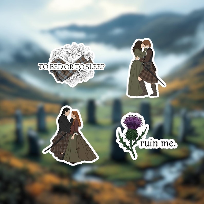 Outlander Blood of My Blood Vinyl Sticker Pack (2.5in 9 Pack) - Etsy