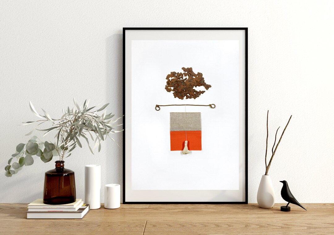 Assemblage Art NEW SERIES! Mixed Media/found Object Collage on Paper ...