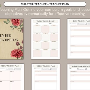 Teacher Planner | 2025 2026, Teacher and Class Designed Templates ...