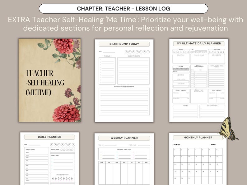 Teacher Planner | 2025 2026, Teacher and Class Designed Templates ...