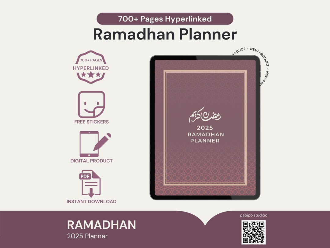 Ramadan Planner Islamic Daily Planner for Fasting, Prayer, Duas, & Goal ...