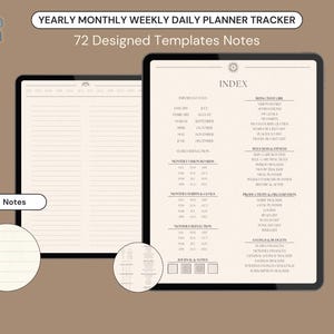 Girl Planner All-in-one Undated Digital Planner Daily, Weekly, Monthly ...