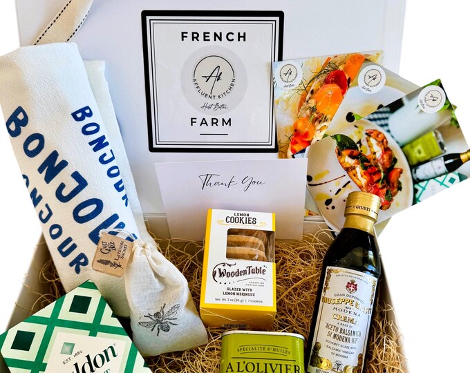 French Farm Gift Box - Chef Curated Gourmet Products and Recipes - Etsy