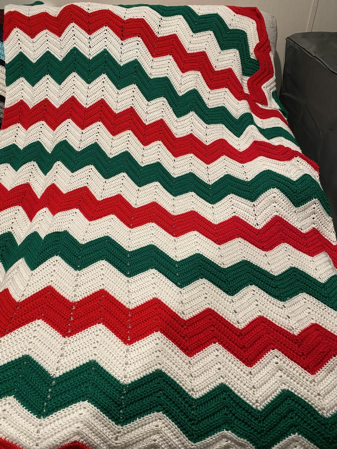Large Christmas Crochet Afghan Pattern - Etsy