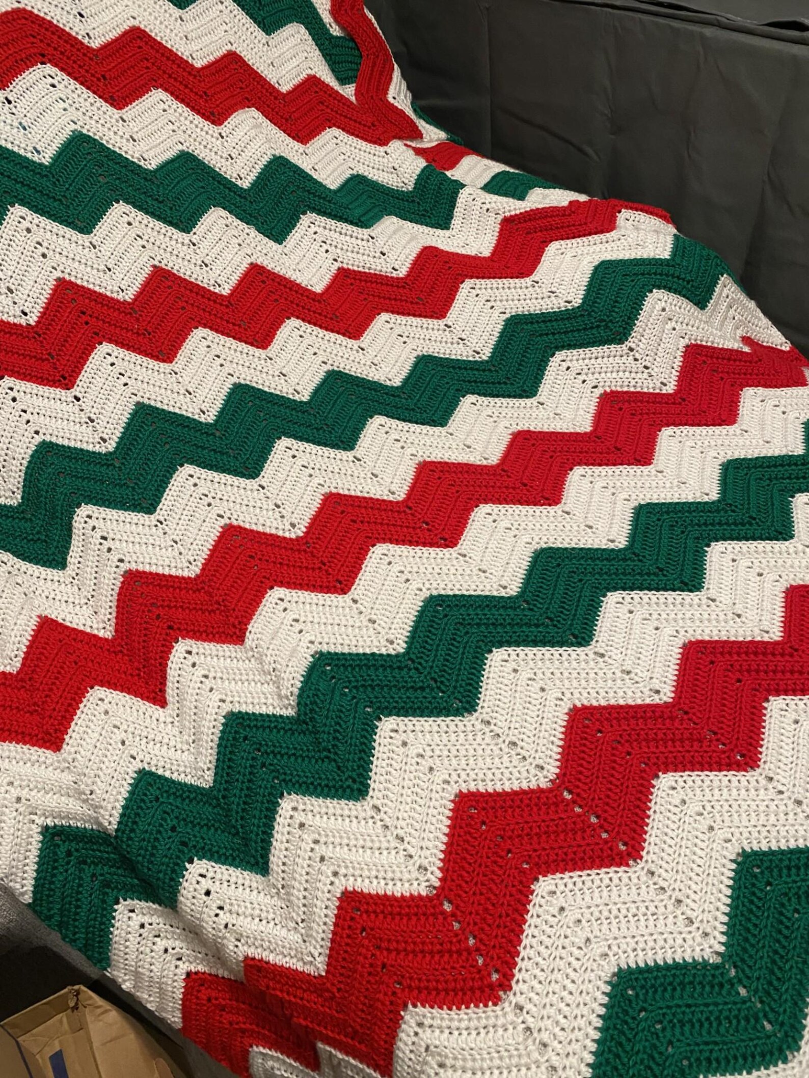 Large Christmas Crochet Afghan Pattern - Etsy
