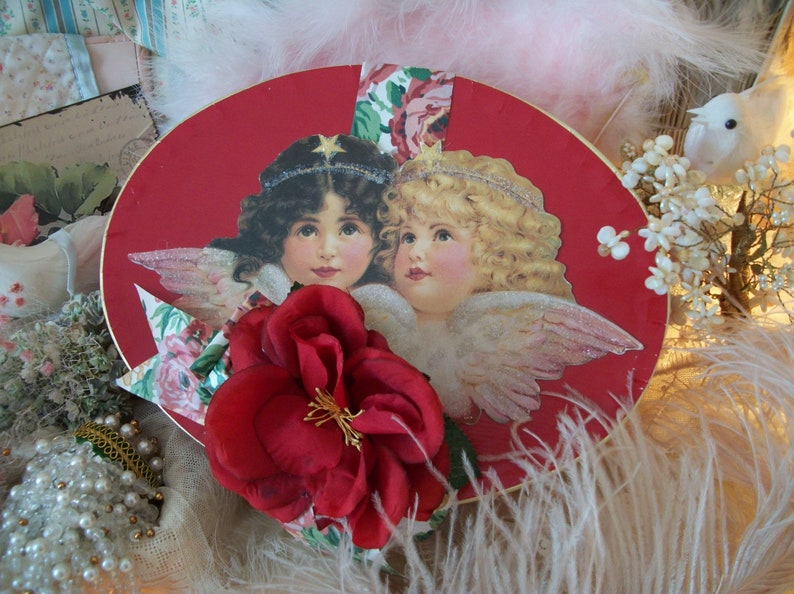 Vintage victorian style angel handcrafted decorative box | Etsy Vintage victorian style angel handcrafted decorative box | Etsy