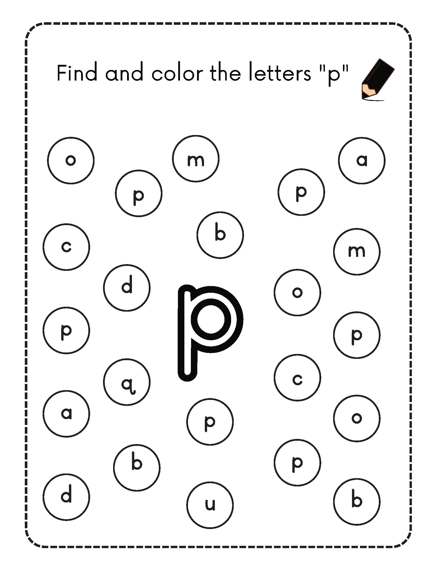 Learning My Alphabets Coloring Book Bundle, Prek Kindergarten Learning ...