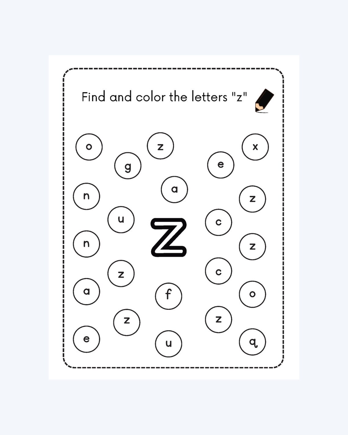 Learning My Alphabets Coloring Book Bundle, Prek Kindergarten Learning ...