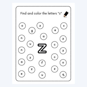 Learning My Alphabets Coloring Book Bundle, Prek Kindergarten Learning ...