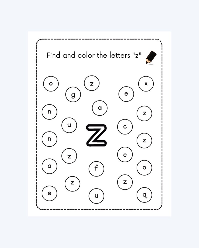 Learning My Alphabets Coloring Book Bundle, Prek Kindergarten Learning ...