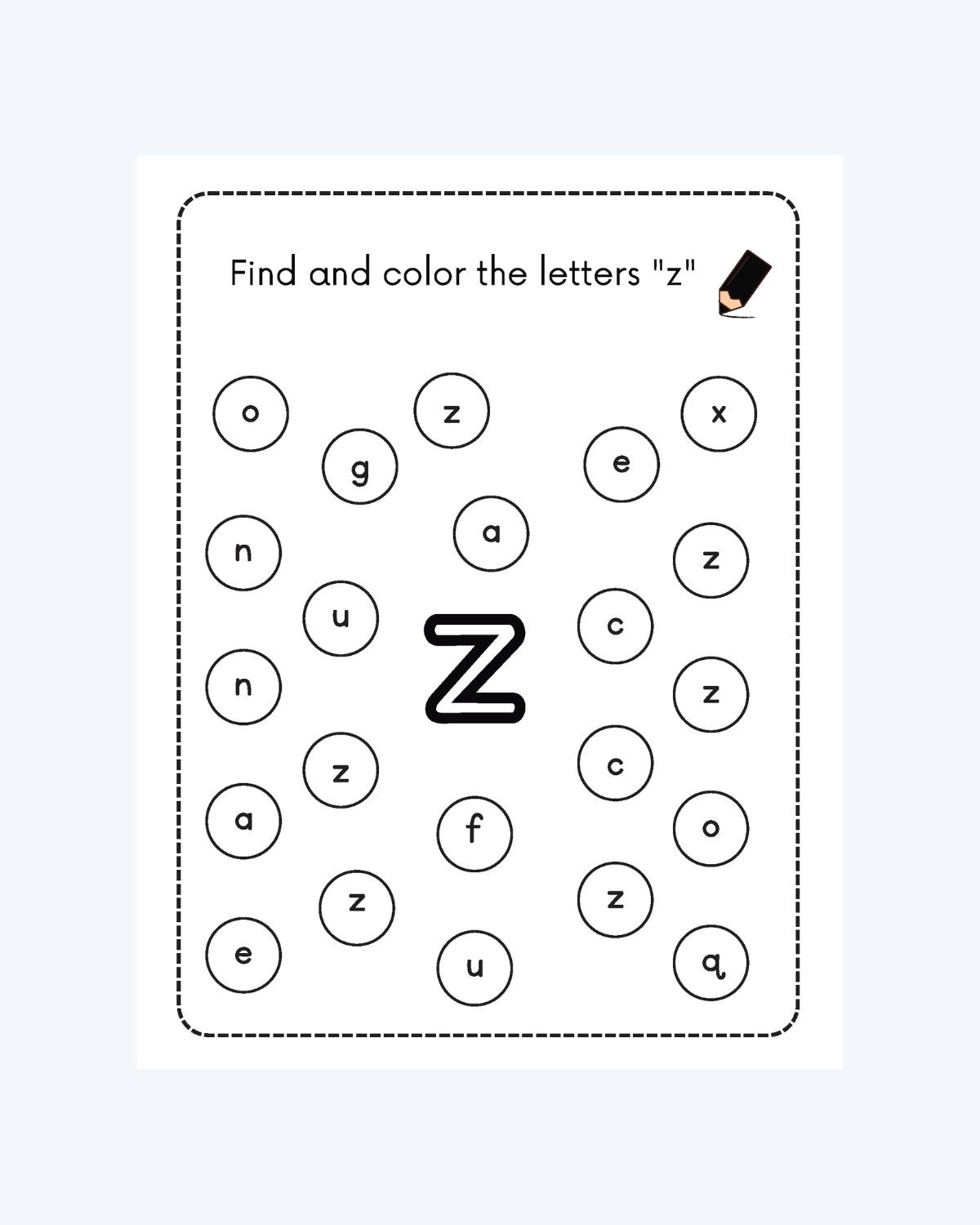 Learning My Alphabets Coloring Book Bundle, Prek Kindergarten Learning ...