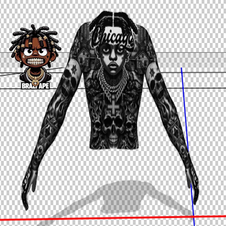 Buy Male Chicago Tattoo Fivem Gta Skin Ped Mods Online In