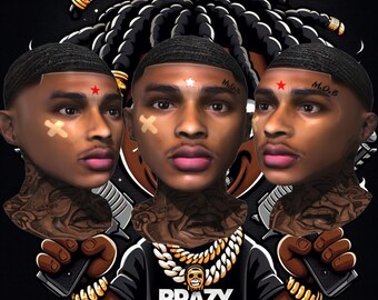 Male | Reek |faceskin | Fivem | GTA | Skin | Ped | Mods - Etsy