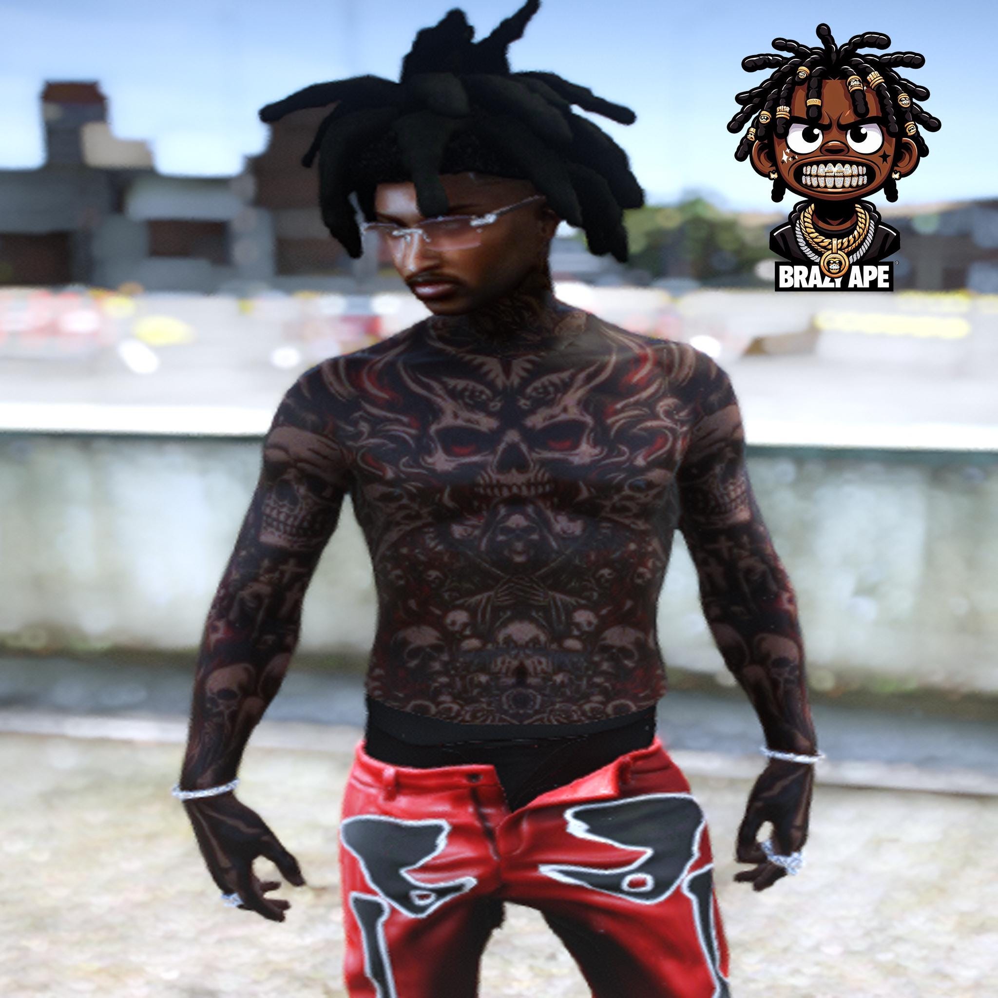 Male | Blood Hound |tattoo | Fivem | GTA | Skin | Ped | Mods - Etsy