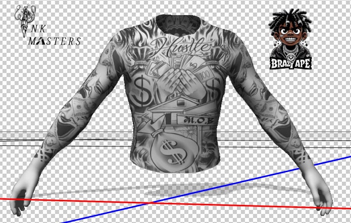 Male | MOB Tattoo | Fivem | GTA | Skin | Ped | Mods - Etsy