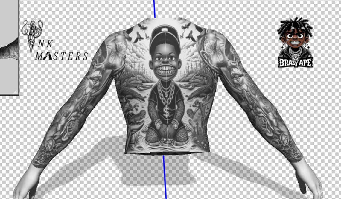 Male | Louisiana |tattoo | Fivem | GTA | Skin | Ped | Mods - Etsy