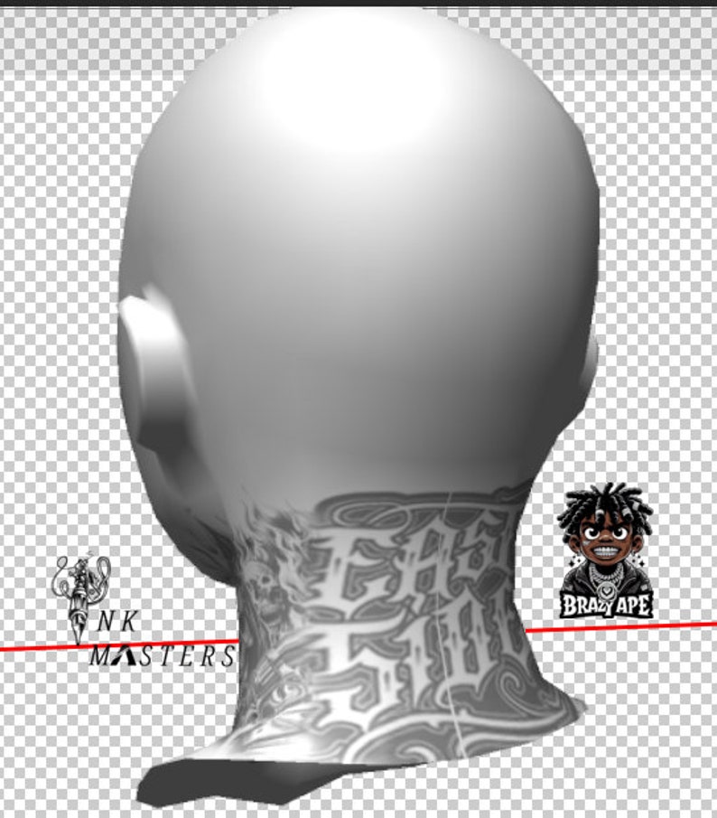 Male | APE| Neck Tattoo | Fivem | GTA | Skin | Ped | Mods - Etsy