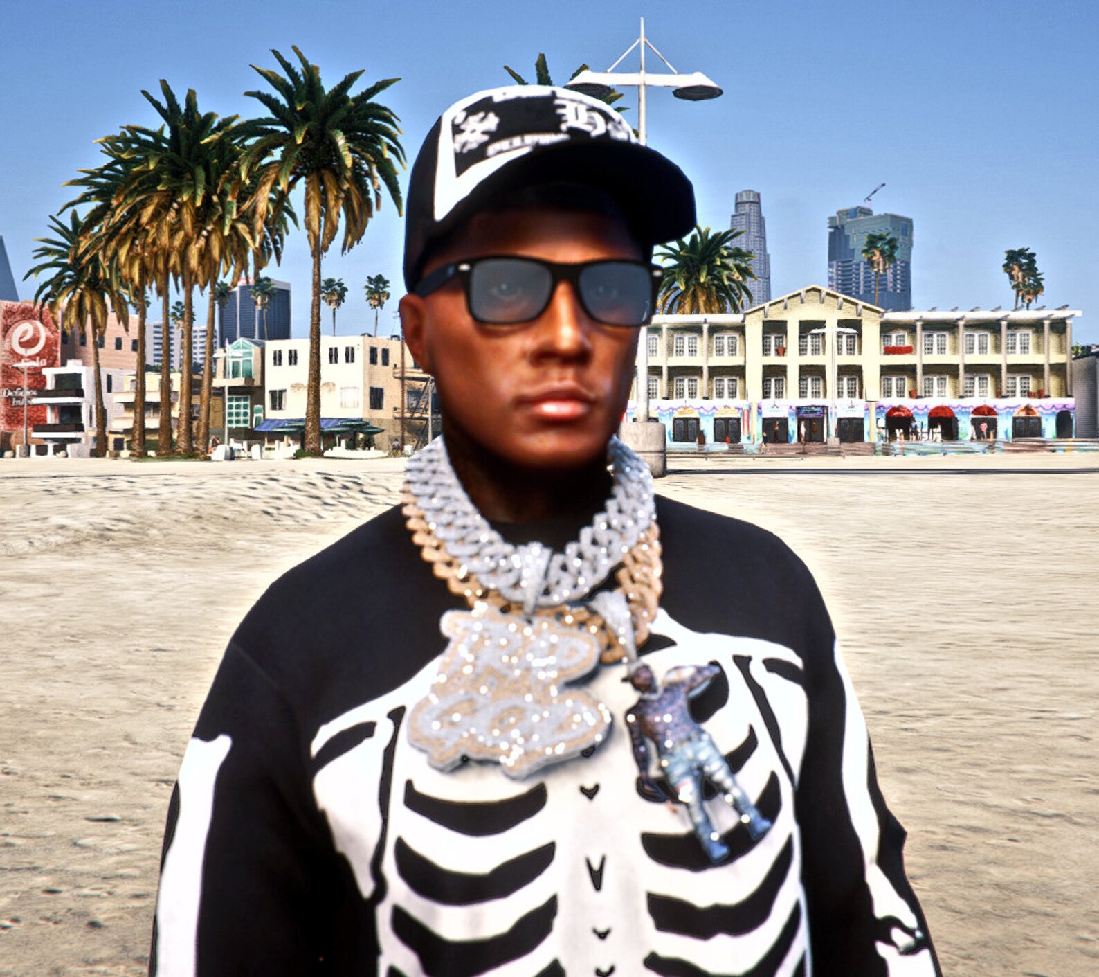Male | Trap God |chain | Fivem | GTA | Skin | Ped | Mods - Etsy
