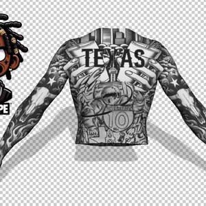 Male | Texas |tattoo | Fivem | GTA | Skin | Ped | Mods - Etsy
