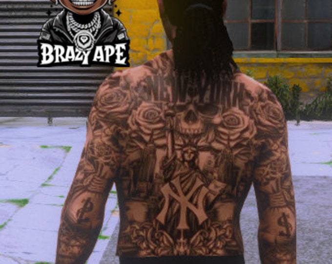 Female | Dragon| Leg | Tattoo | Fivem | GTA | Skin | Ped | Mods - Etsy ...