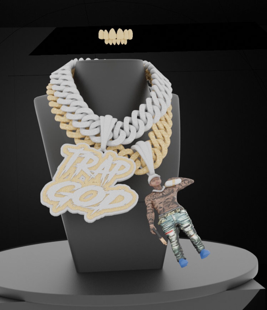 Male | Trap God |chain | Fivem | GTA | Skin | Ped | Mods - Etsy
