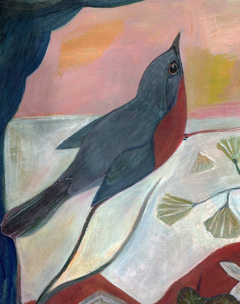 Greeting Card Hope Bird Robin Nature Bird - Etsy