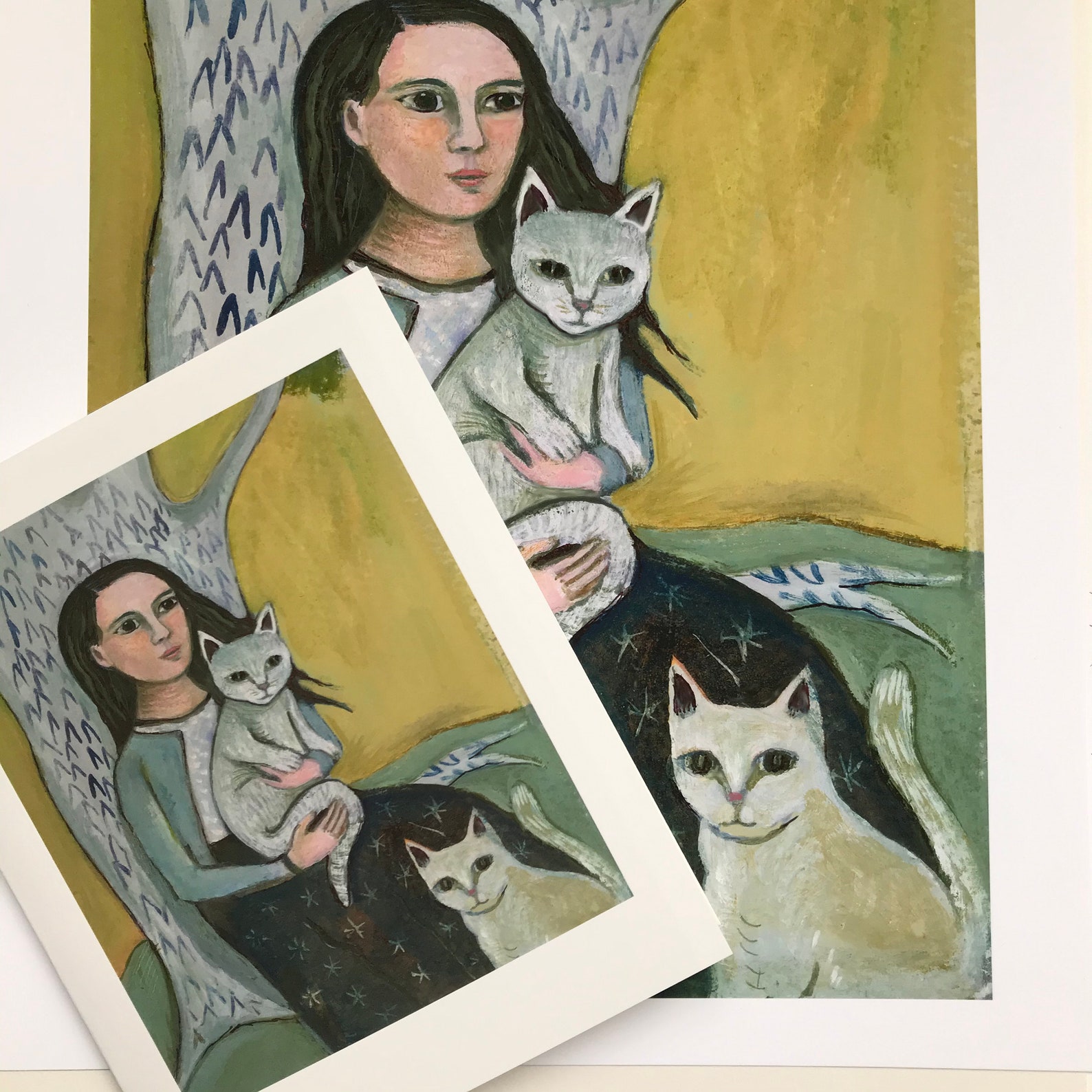 Greeting Card Creature Comforts Cats Animal Lover Pets - Etsy