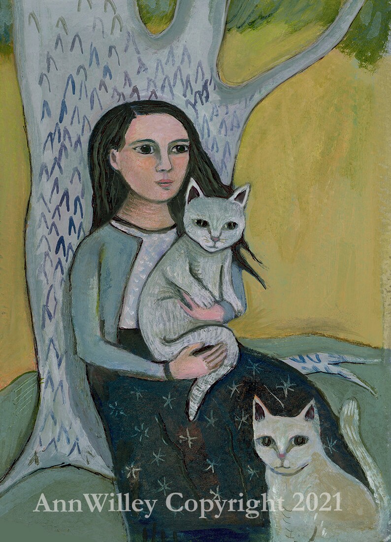 Art Print Creature Comforts Cats Wall Decor Pets - Etsy