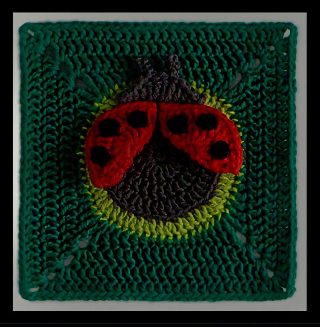 Ladybird Granny Square Pdf Pattern. - Etsy