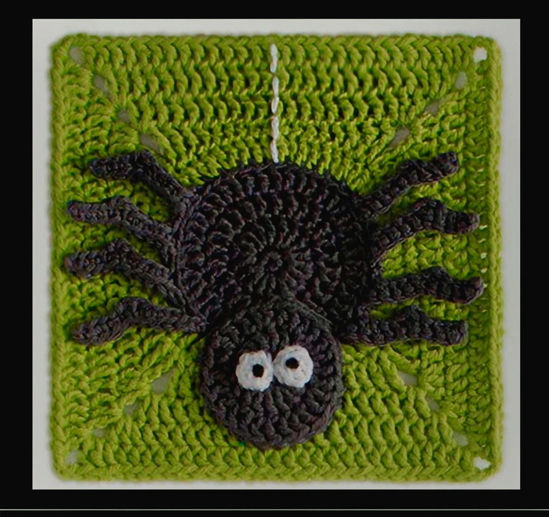 Spider Granny Square Pdf Pattern. - Etsy