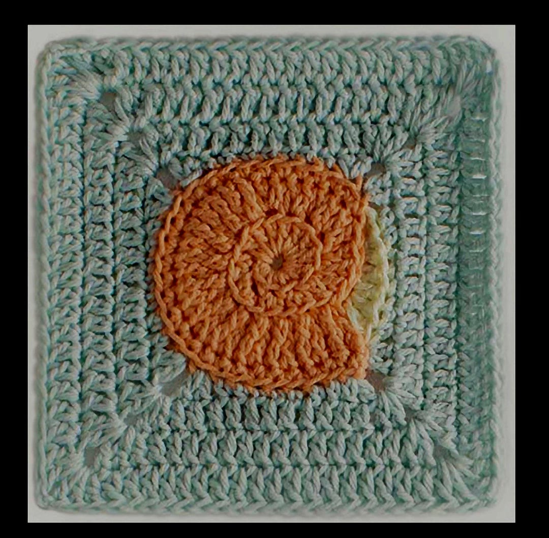 Shell Granny Square Pdf Pattern. - Etsy