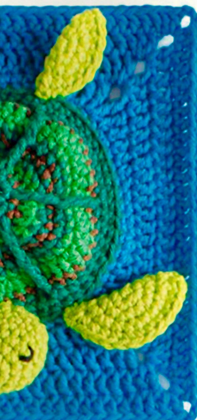 Turtle Granny Square Pdf Pattern. - Etsy