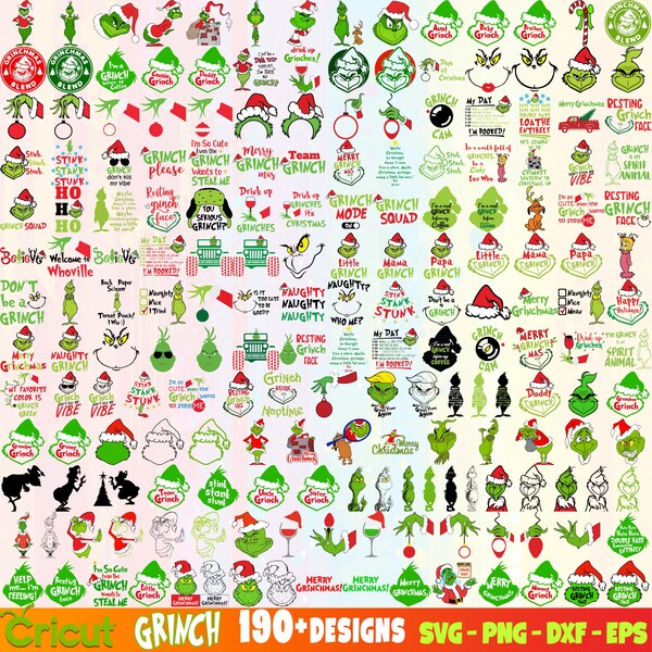 Grinch Christmas Svg - Etsy