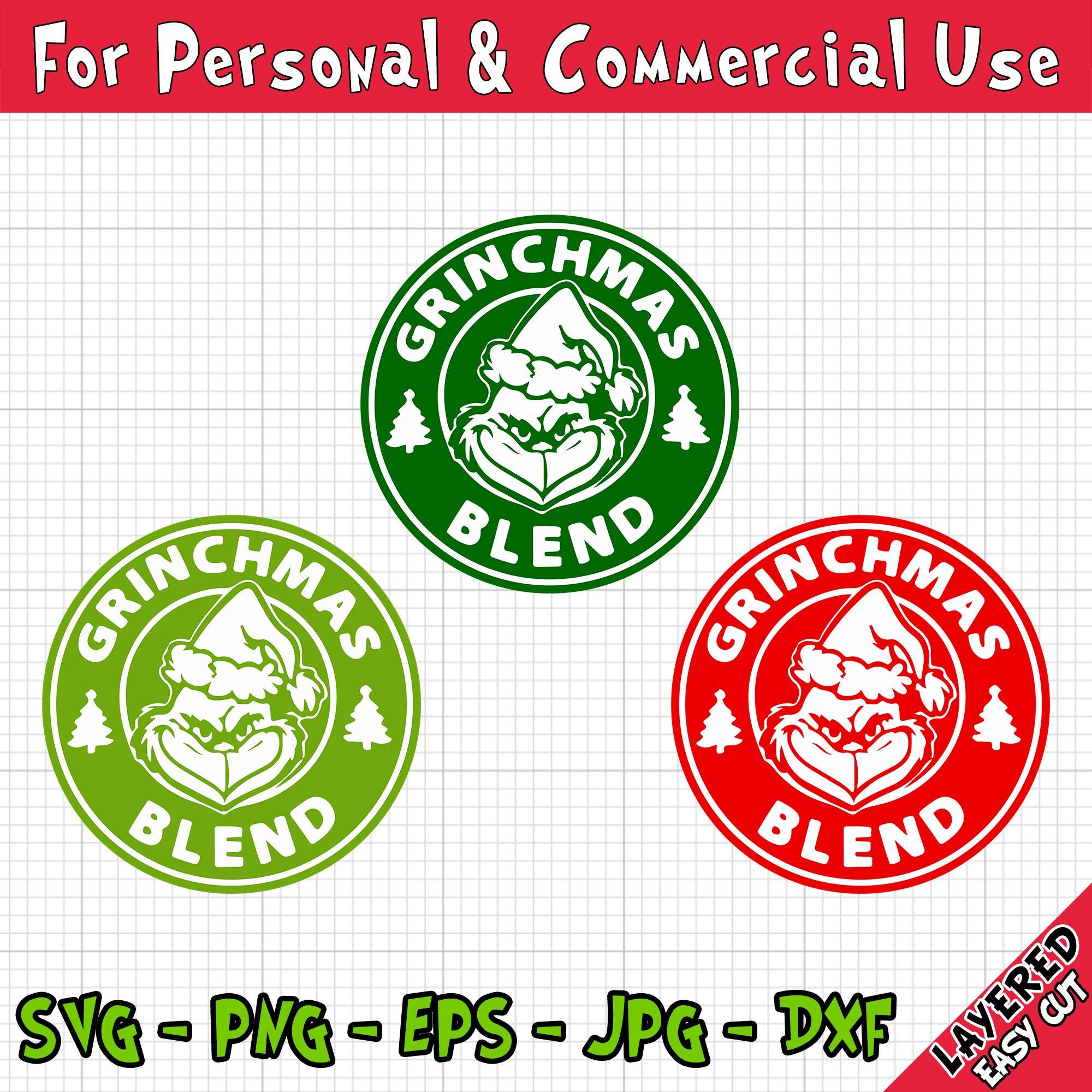 Grinchmas Blend Svg, Grinch Svg, Cricut Digital File, Grinch Clipart ...
