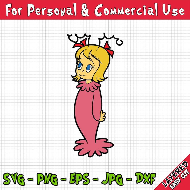 Grinch Cindy Lou Max File - Etsy