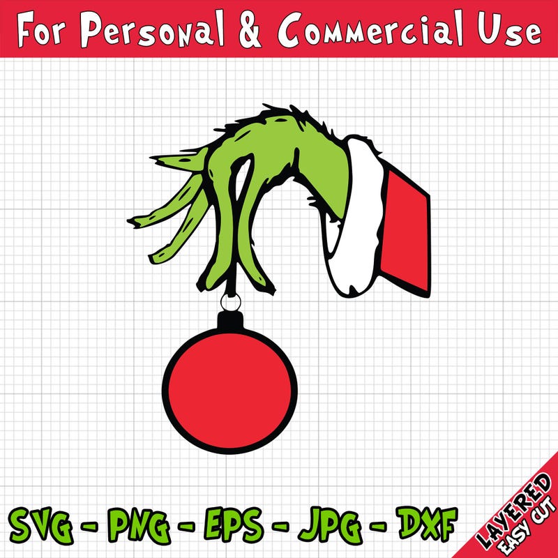 Grinch Dxf Silhouette - Etsy