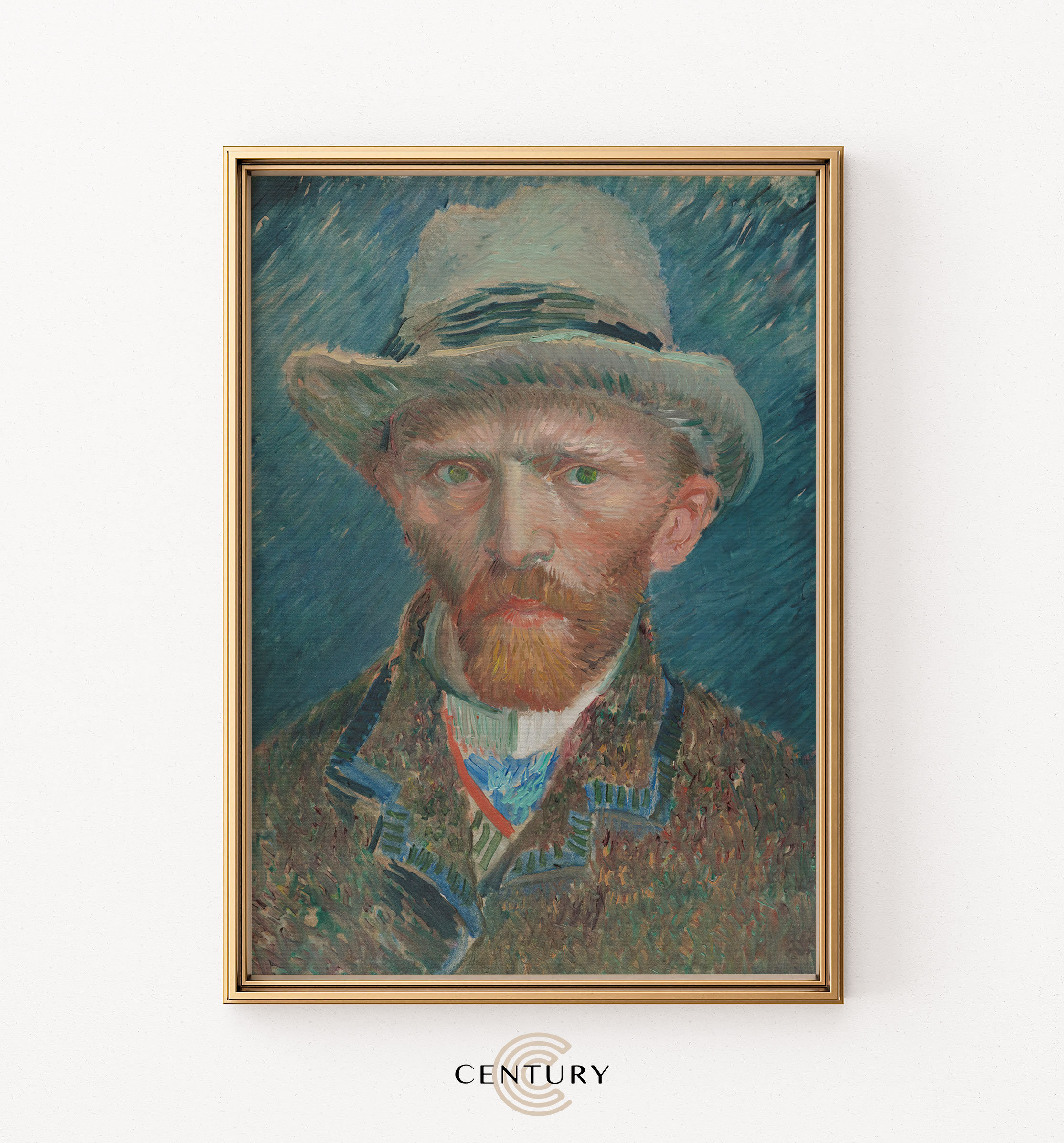 Remastered Van Gogh Portrait Painting PRINTABLE Art | Self Portrait Art ...