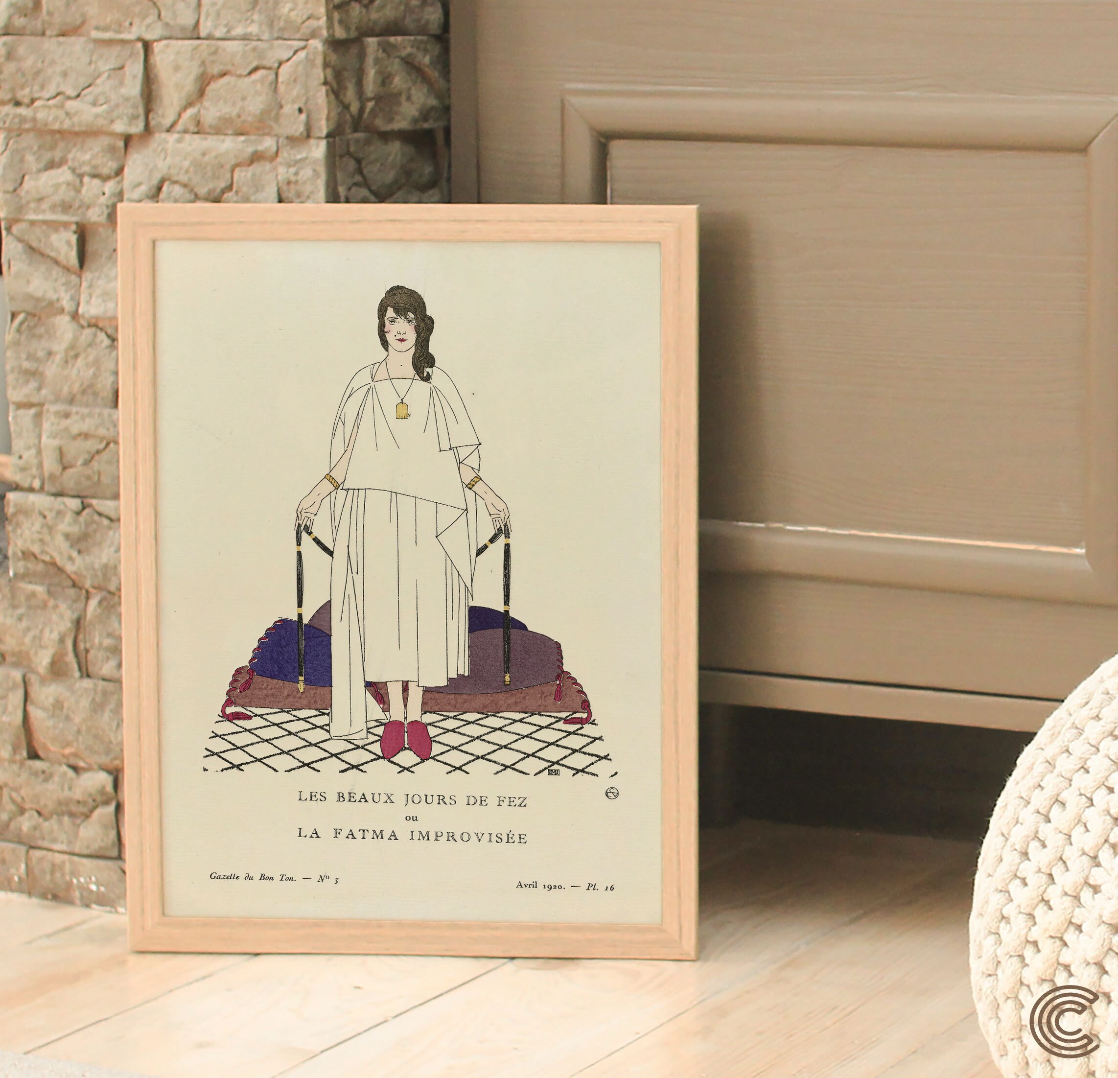 Vintage 1920 Beautiful Days of Fez Fashion Poster PRINTABLE Art ...