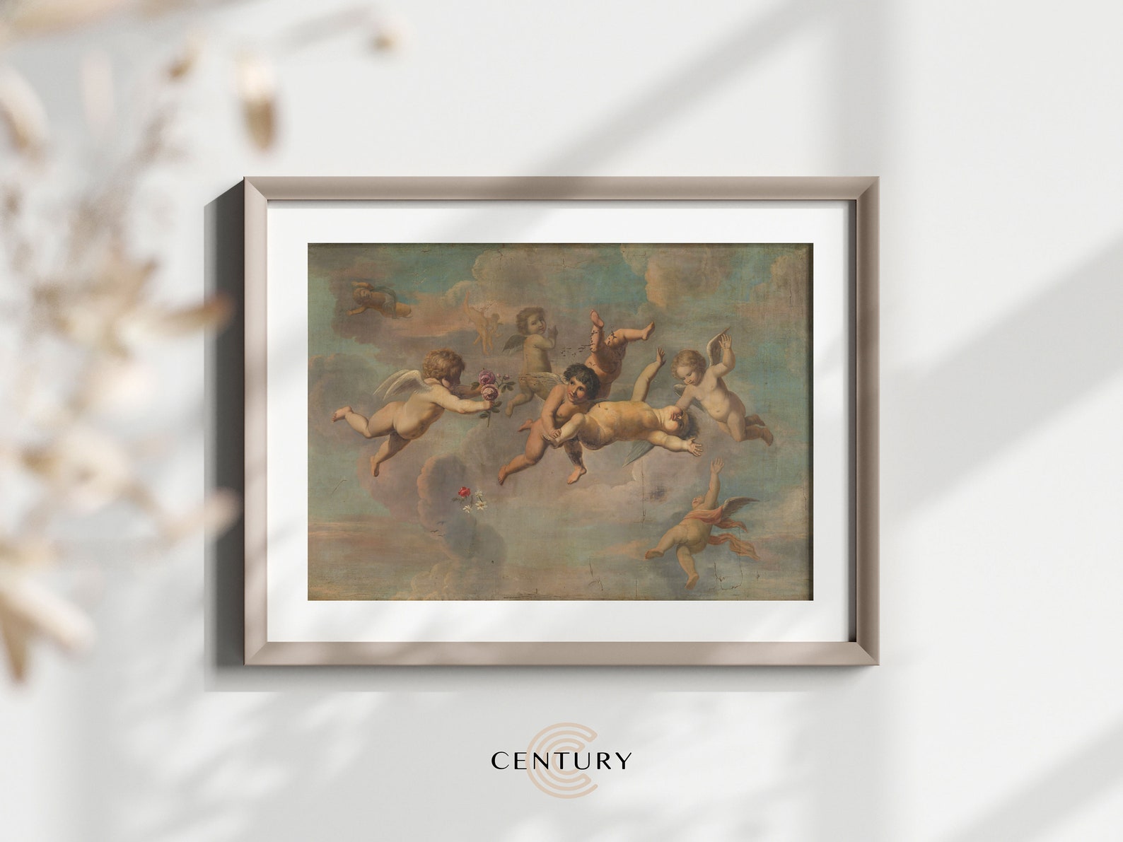 Renaissance Cherubs PRINTABLE Art | Rustic Vintage Putti Wall Art Print ...