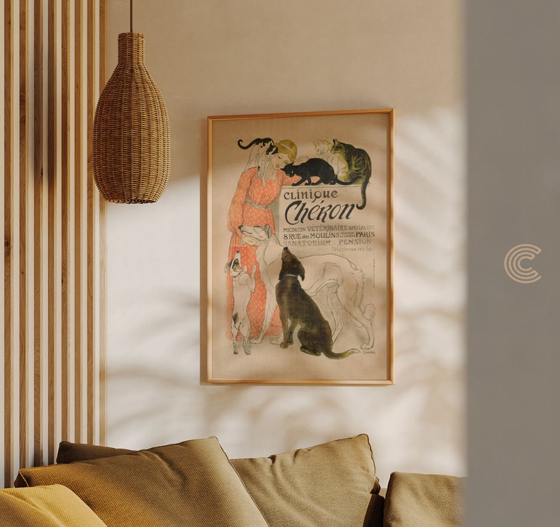 Vintage Veterinarian Poster PRINTABLE Art | Vintage Historic Dogs Cats ...