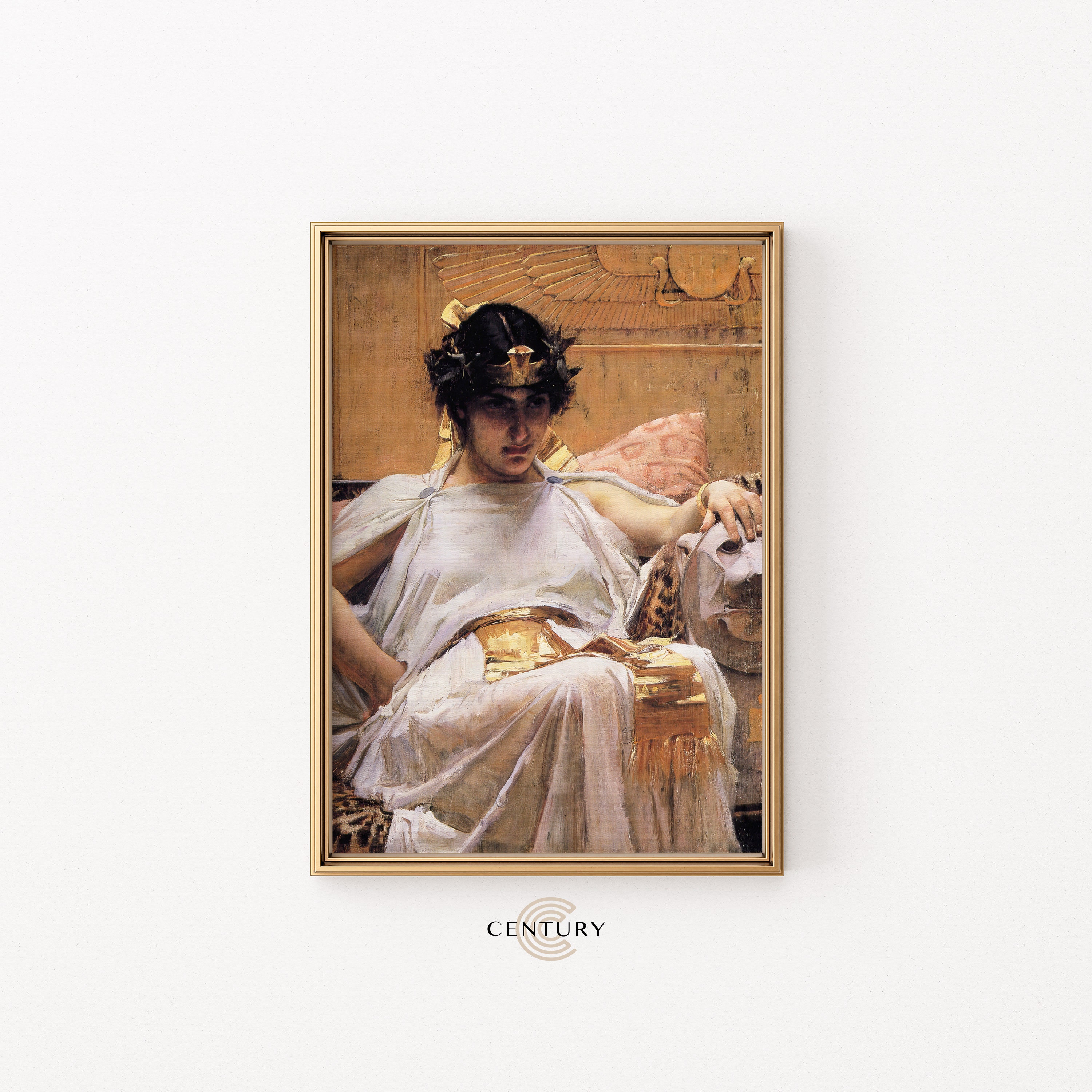 Moody Cleopatra Portrait Painting PRINTABLE Art | Vintage Cleopatra ...