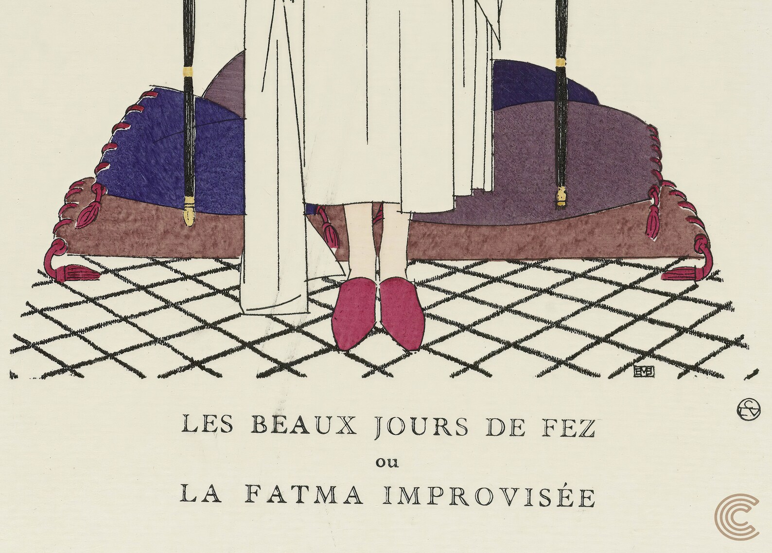 Vintage 1920 Beautiful Days of Fez Fashion Poster PRINTABLE Art ...