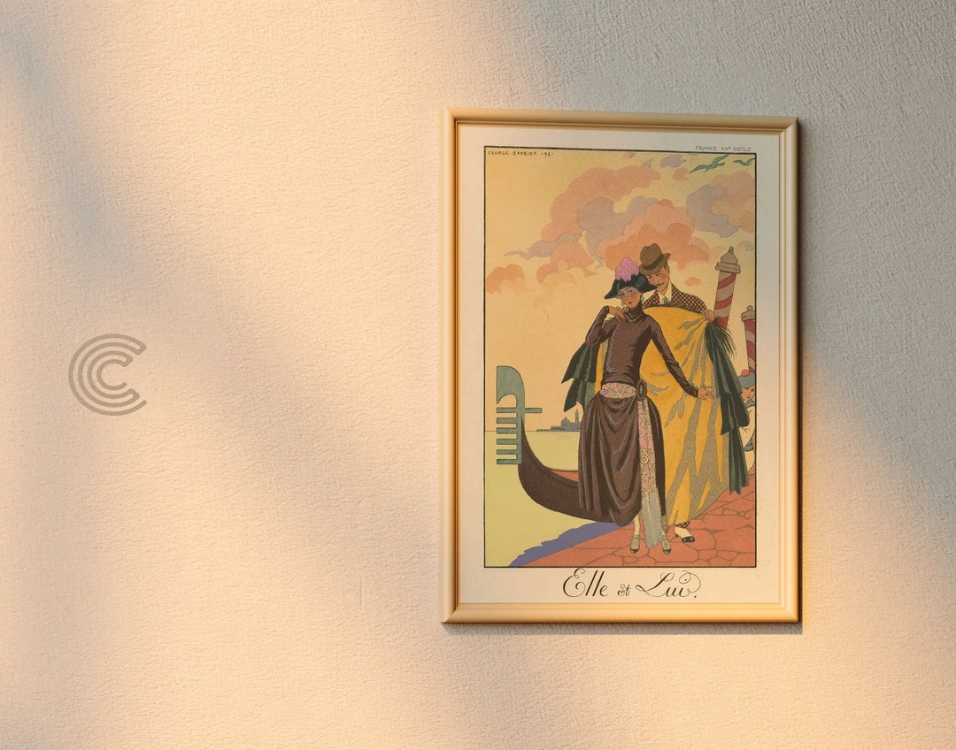 Vintage Almanac of Time Fashion Illustration PRINTABLE Art | George ...