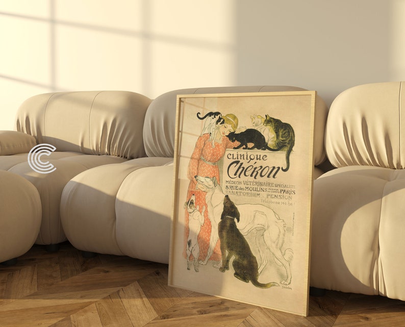 Vintage Veterinarian Poster PRINTABLE Art Vintage Historic Dogs Cats ...