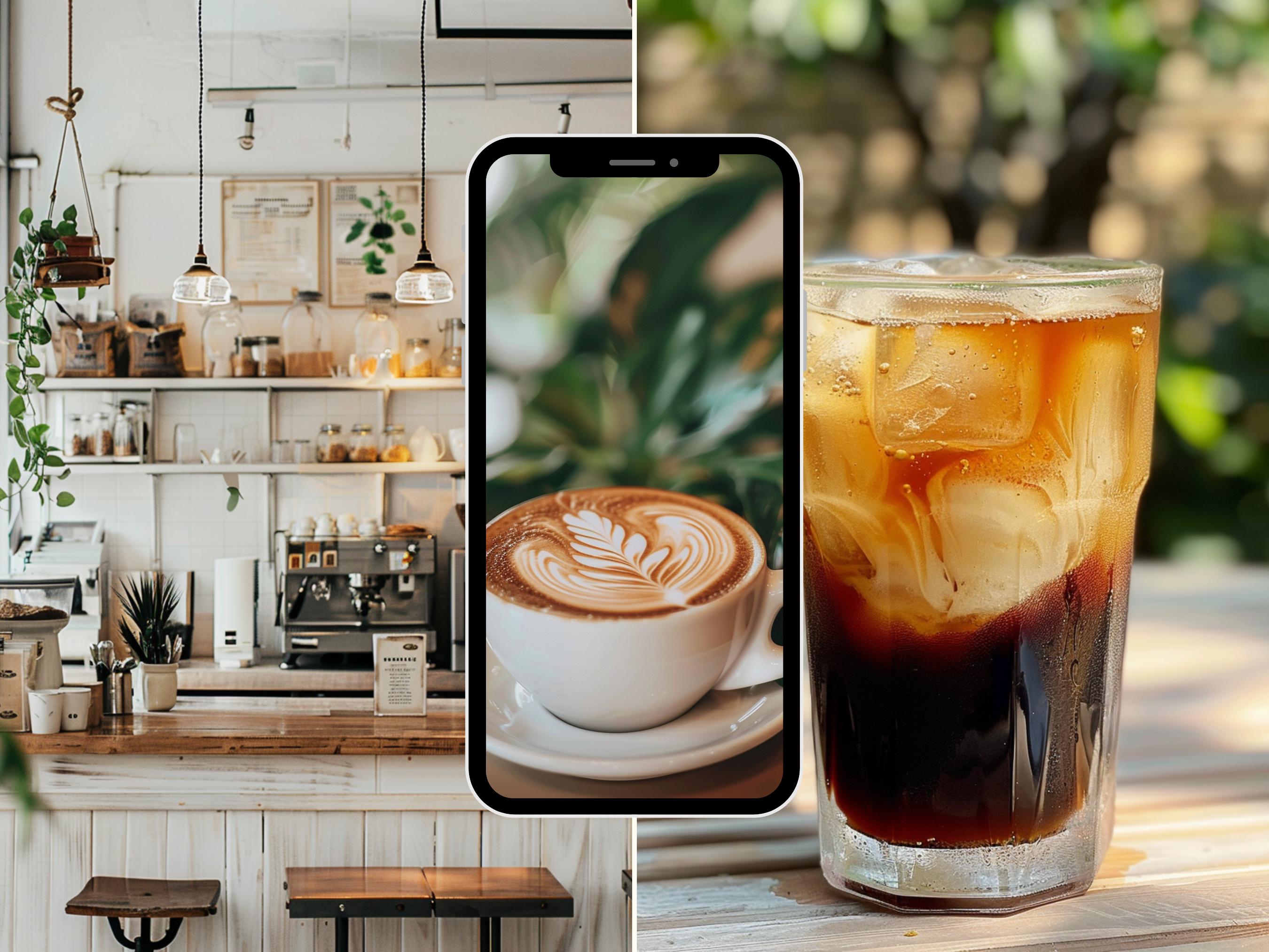 Coffee Shop Stock Photo Bundle MRR PLR Cafe Image Coffee Beans Faceless ...